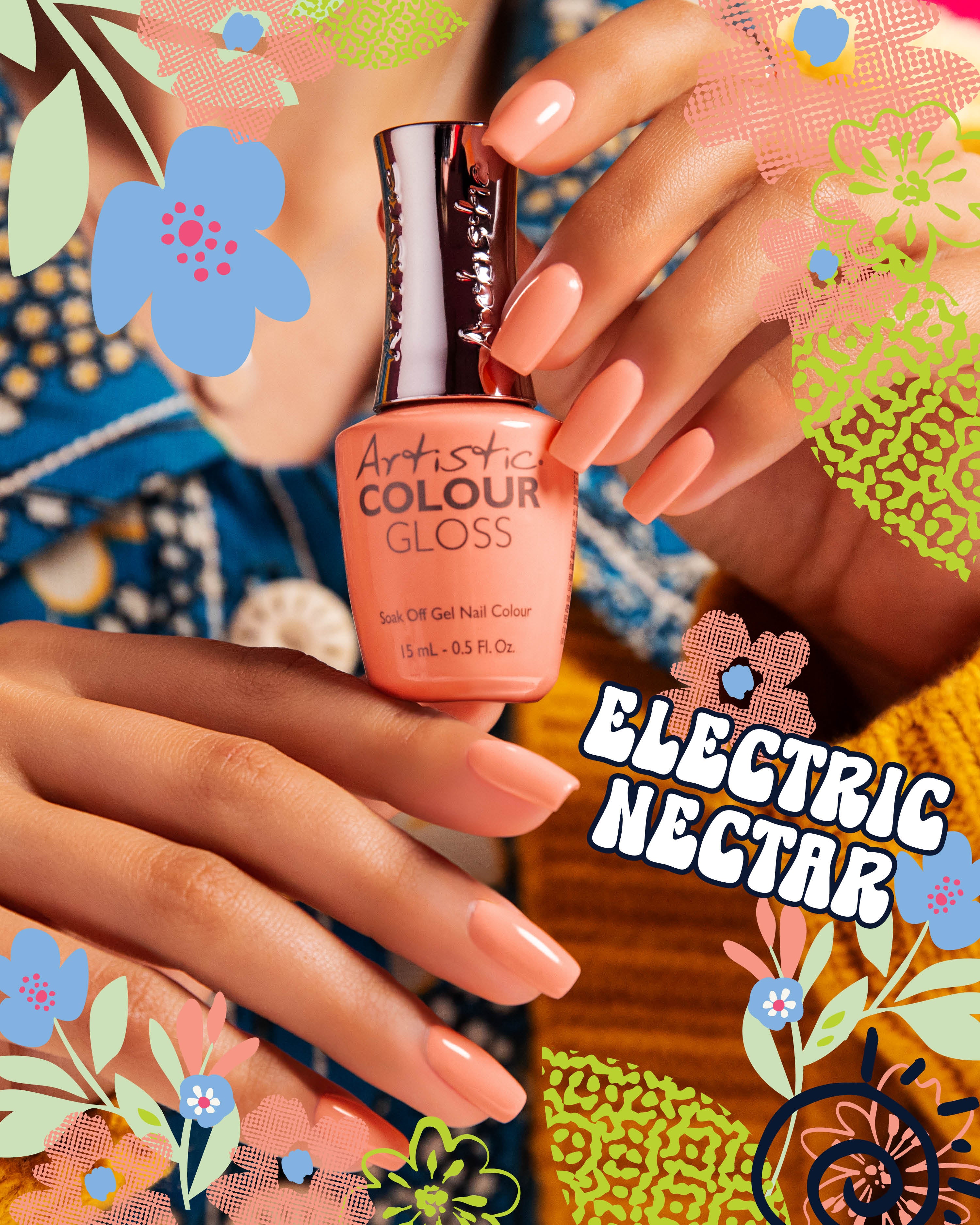 Artistic Bloom Rush Electric Nectar Gel 15ml – Professional Salon Brands