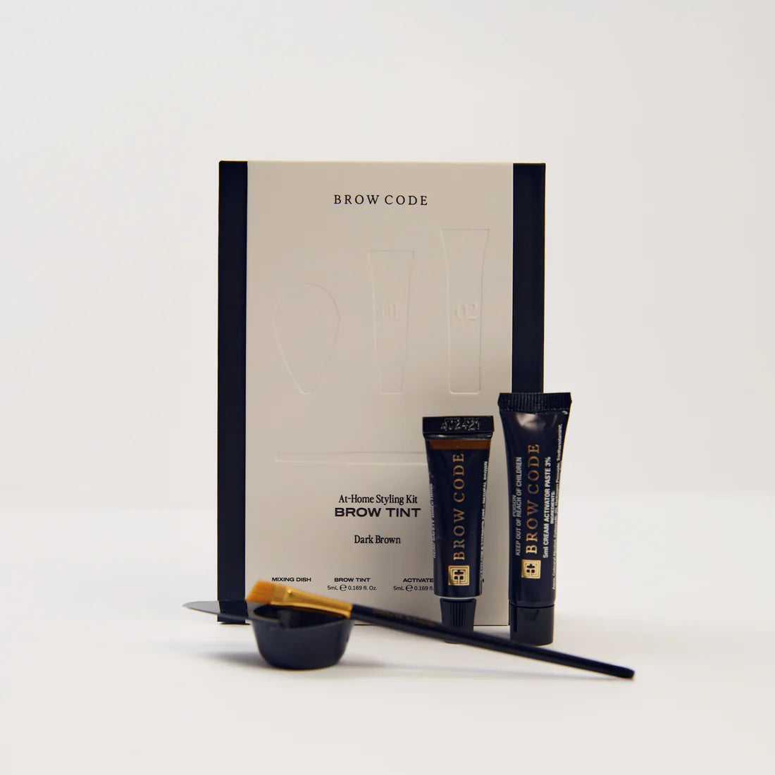 Brow Code Brow Tint Kit - Dark Brown – Professional Salon Brands