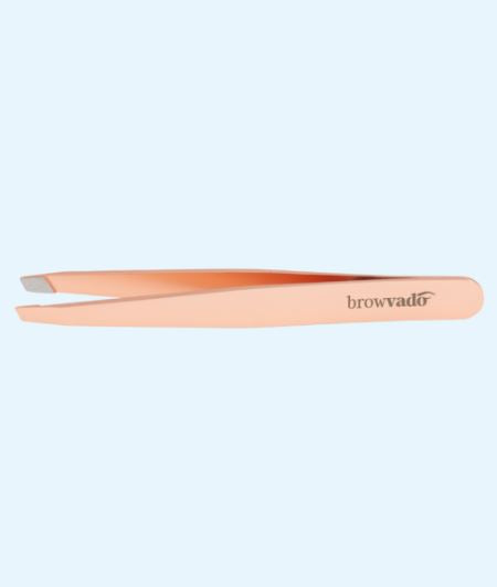 Caronlab Browvado by GRIP® Slanted Tweezer – Professional Salon Brands