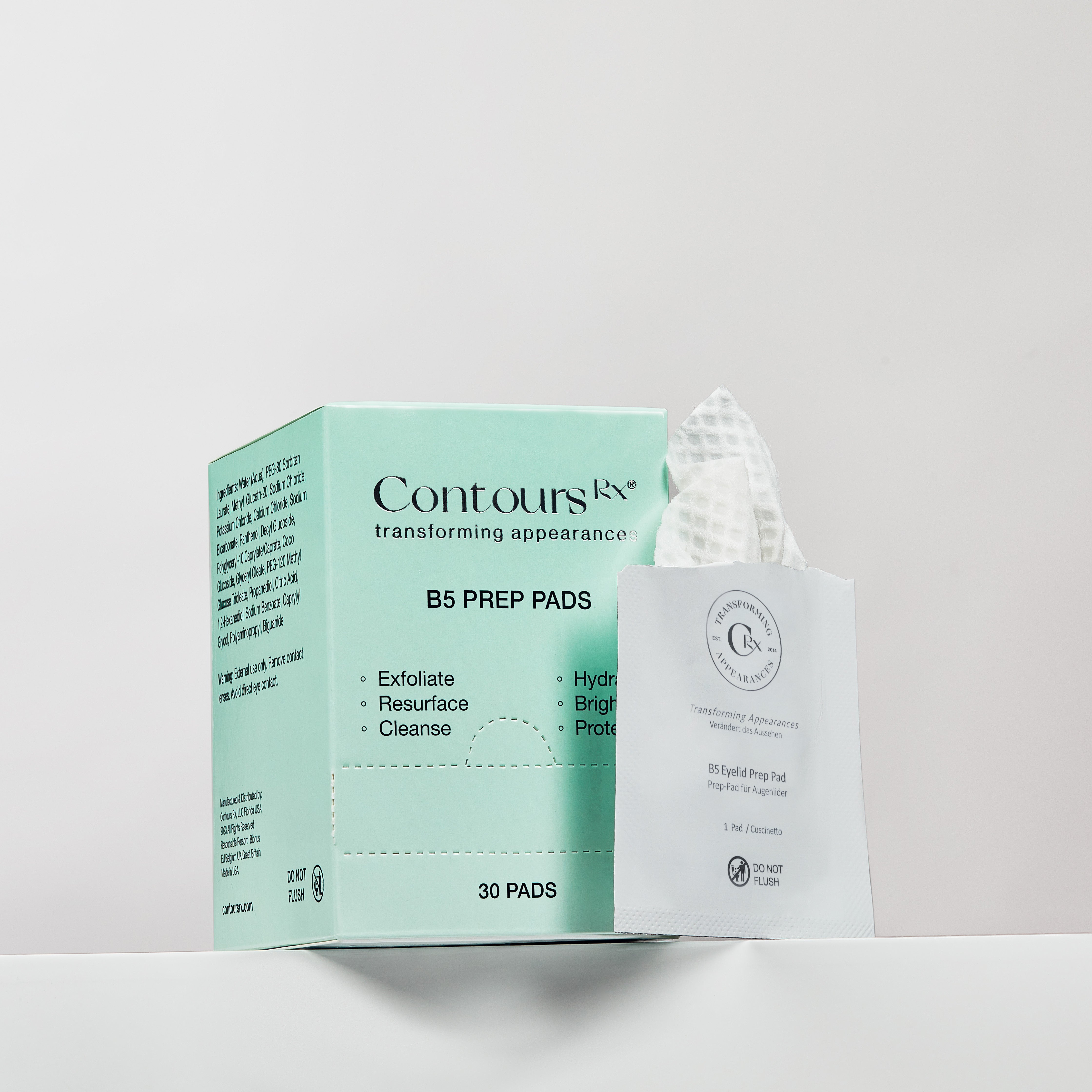 Contours Rx B5 Eyelid Prep Pad (30 Pack) – Professional Salon Brands