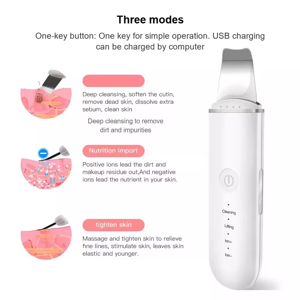 Ultrasonic Skin Scrubber – Professional Salon Brands