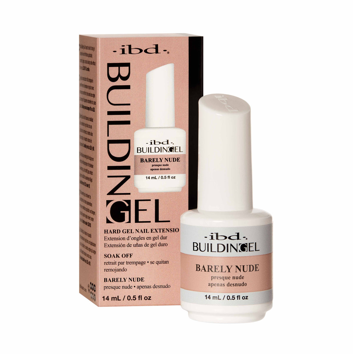 ibd Building Gel Bottle - Barely Nude 14ml | Elegant Nail Enhancements ...