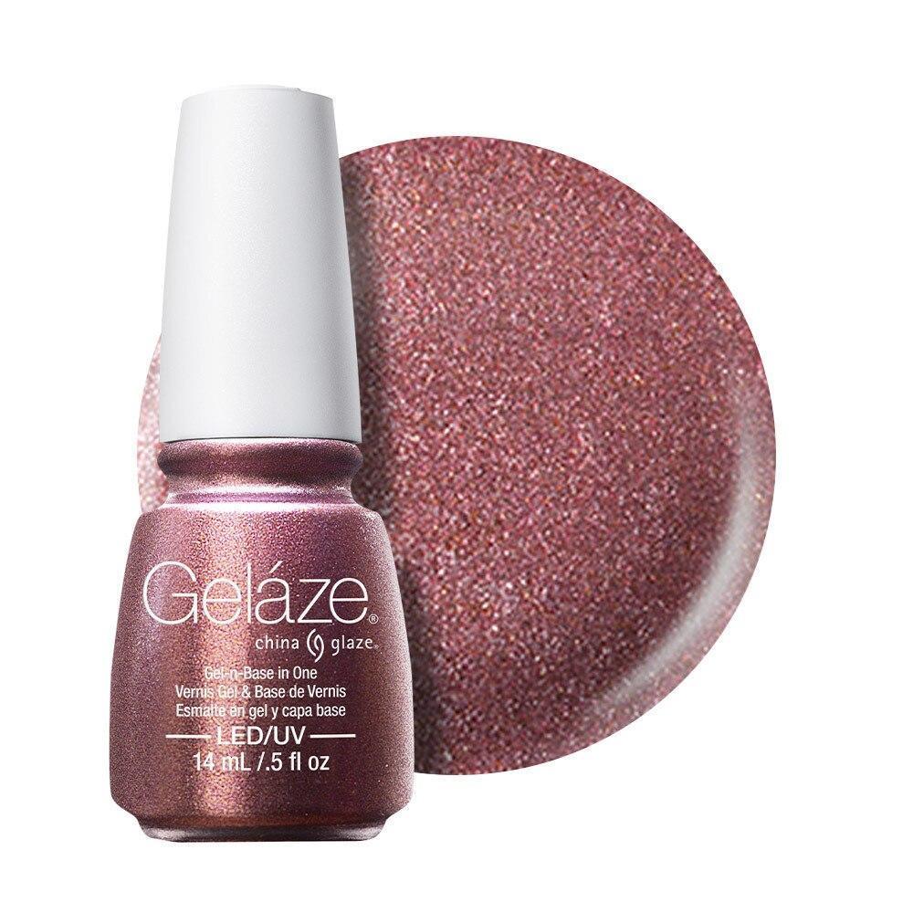 China Glaze Gelaze Gel & Base 14ml - Strike Up A Cosmo – Professional ...